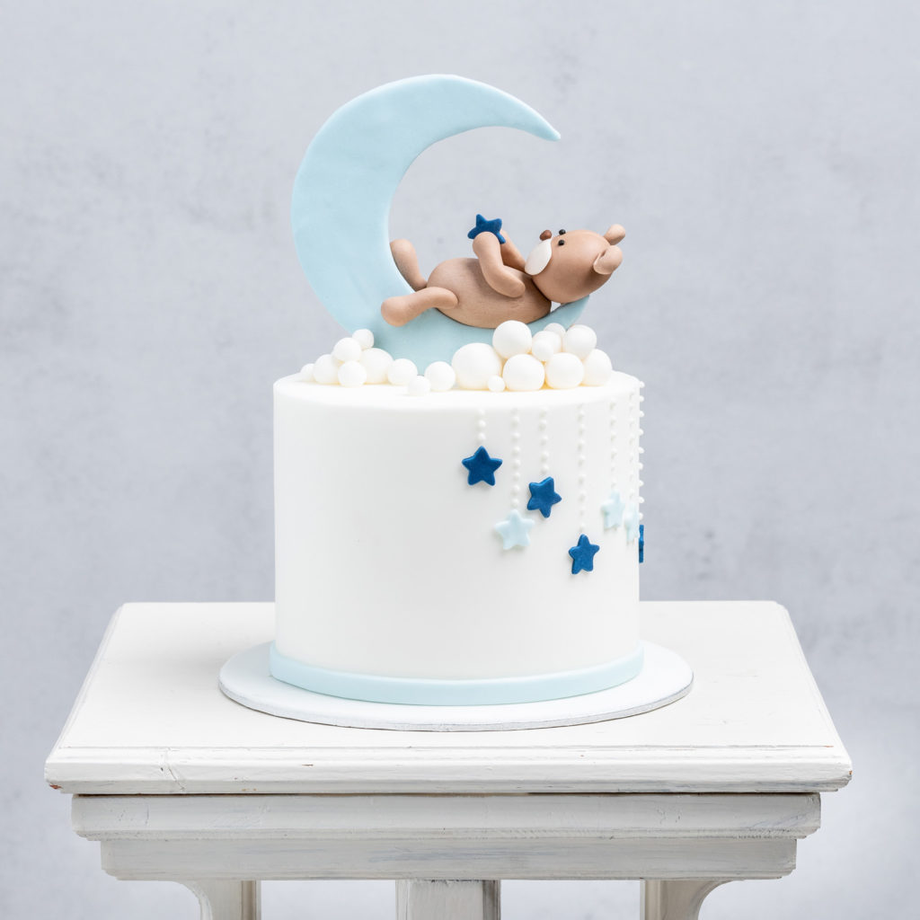 Holdon szundikáló macis gyerek torta - Marangona